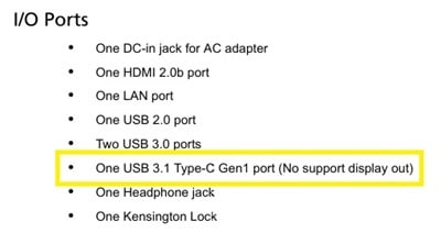 ACER NITRO 5 AN515-54 USB -C ¿Puede trasmitir Video? - Acer Community
