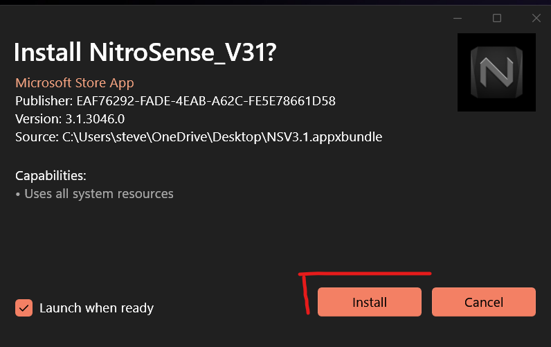 NitroSense no abre lo carga el logo se cierra y no pasa nada más en el ...