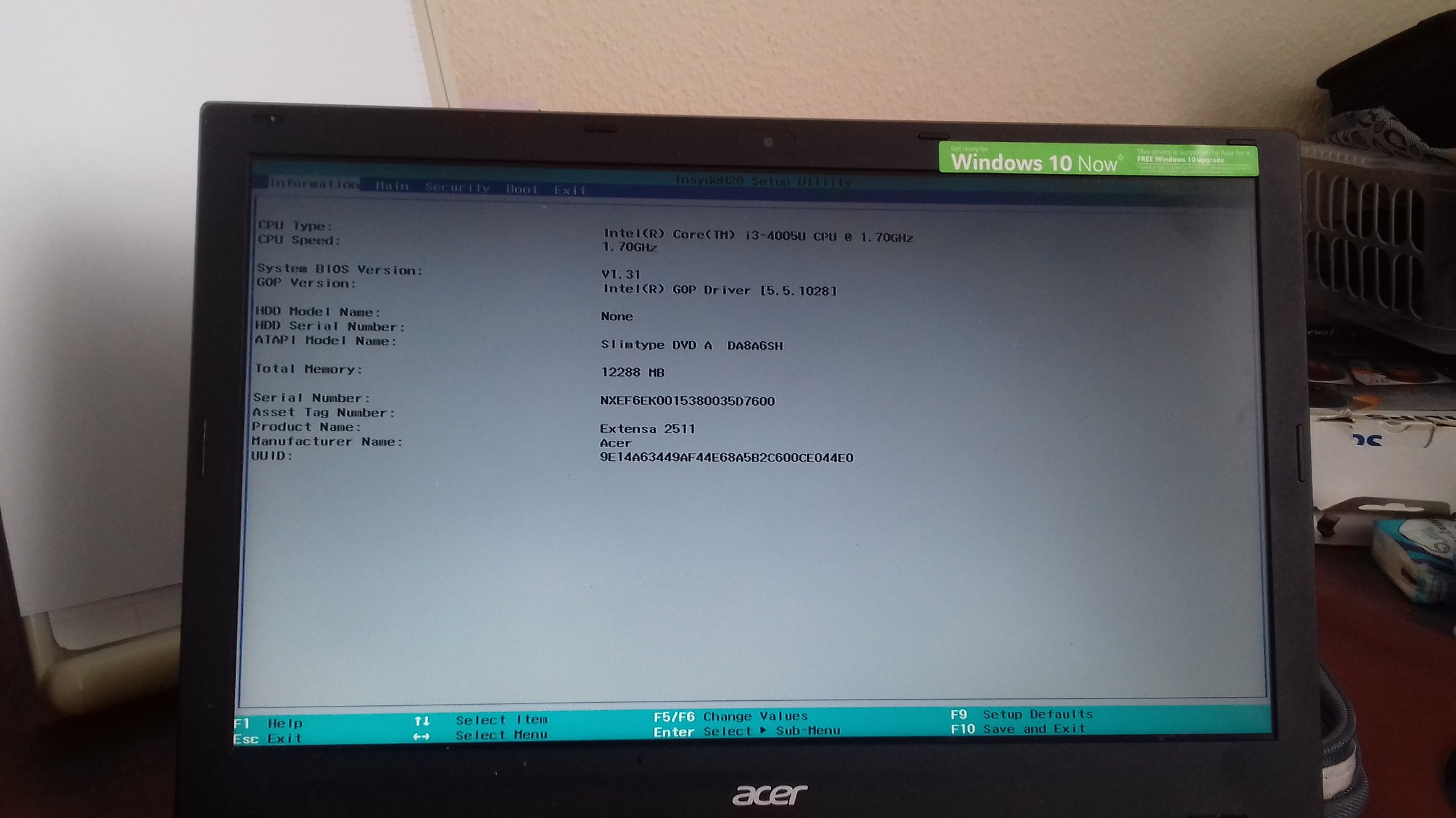 Flashing BIOS/UEFI without loading BIOS/UEFI - Page 2 — Acer Community