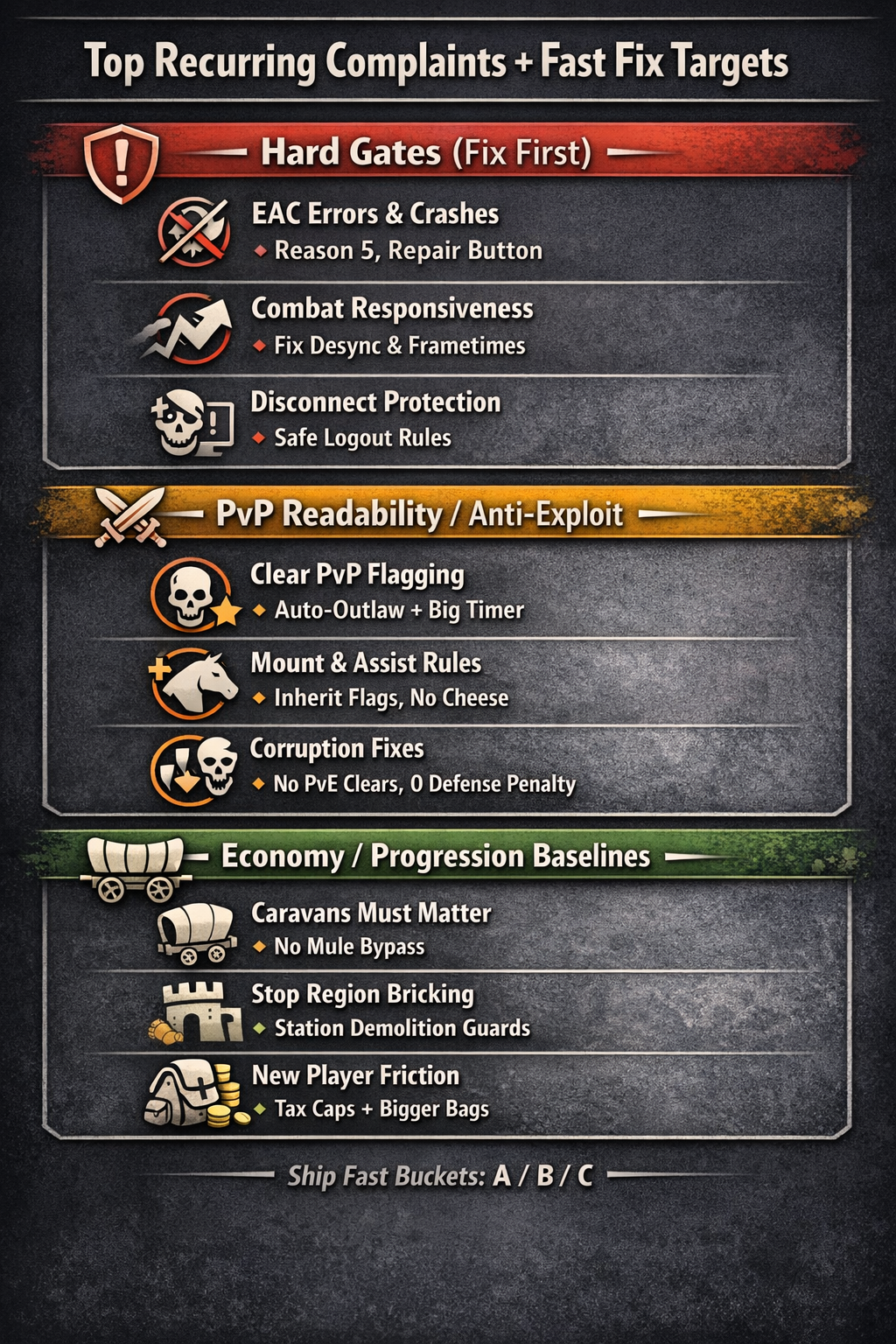 Alpha 2: The 4 Things Breaking the Game (Stability → PvP → Economy → ...