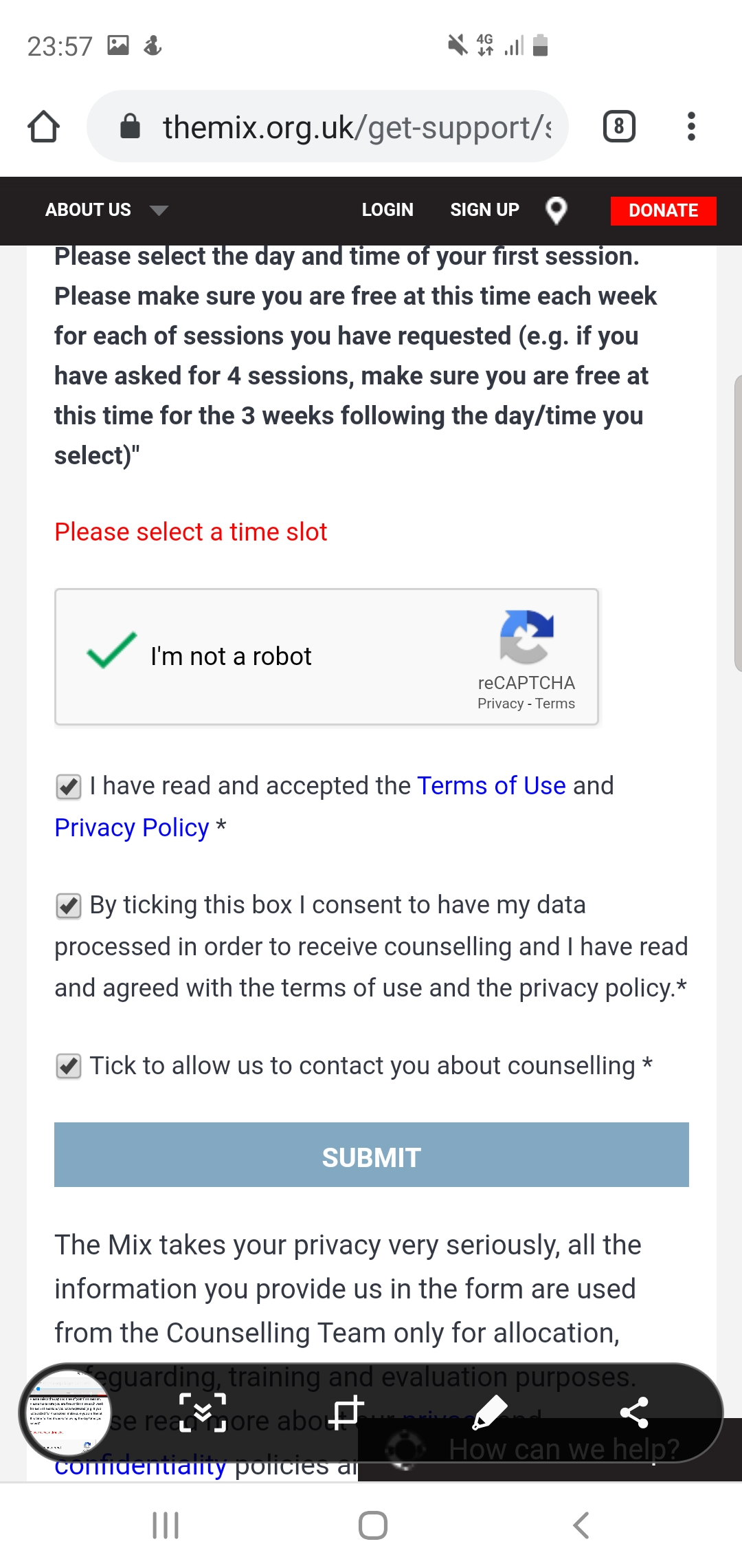 Counselling — The Mix Support Community