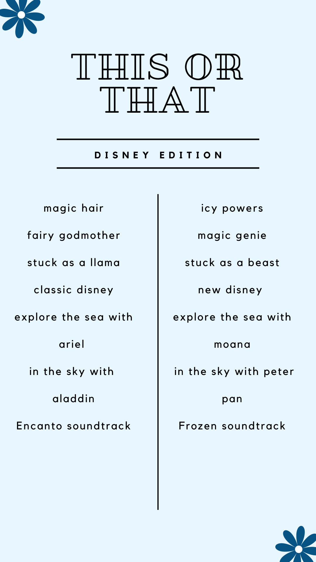 This or That - Disney edition — The Mix Support Community