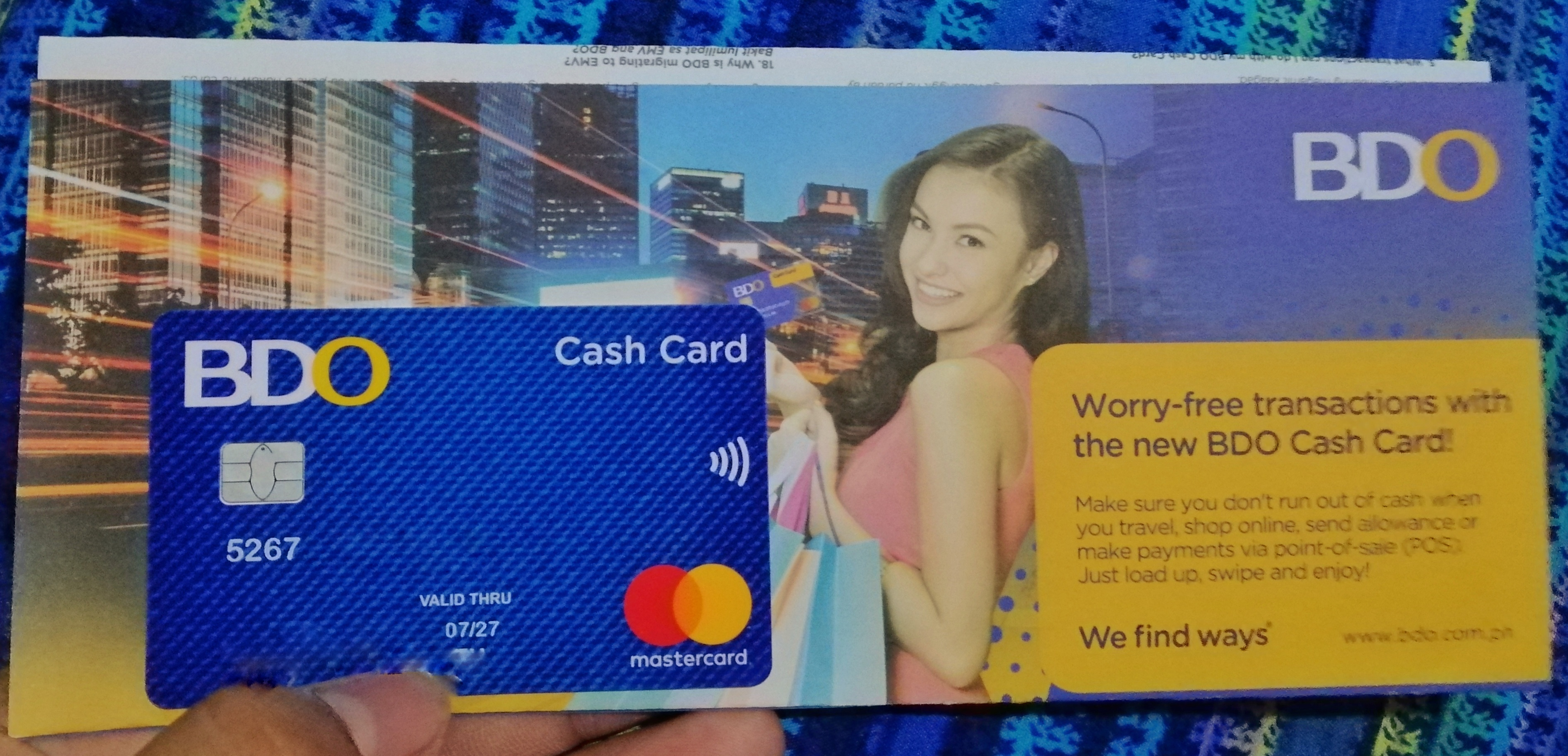 Bdo Cash Card