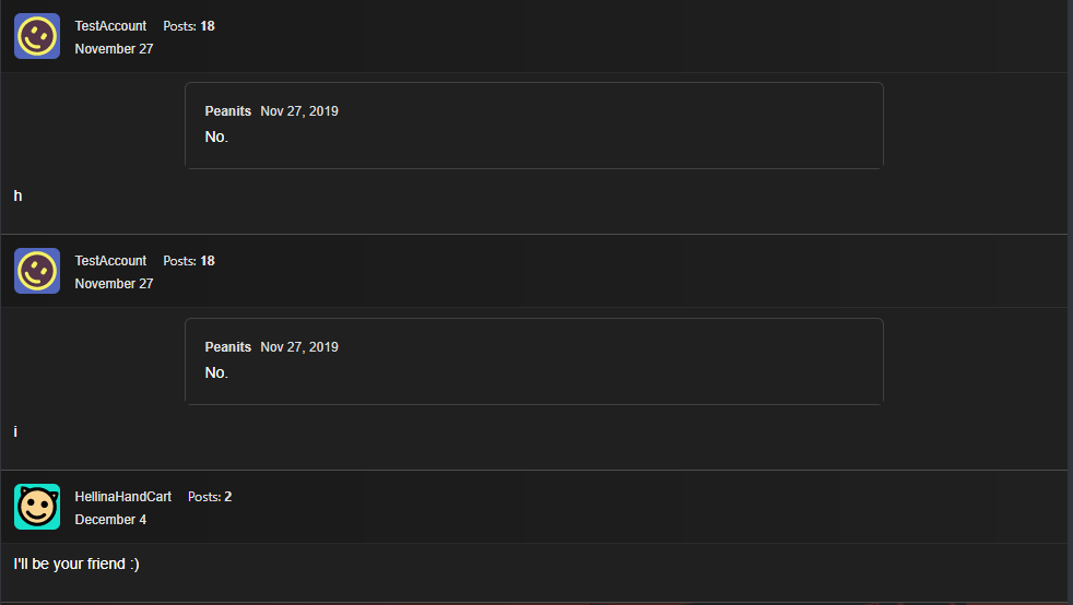 Peanits that wasn't very nice — BHVR