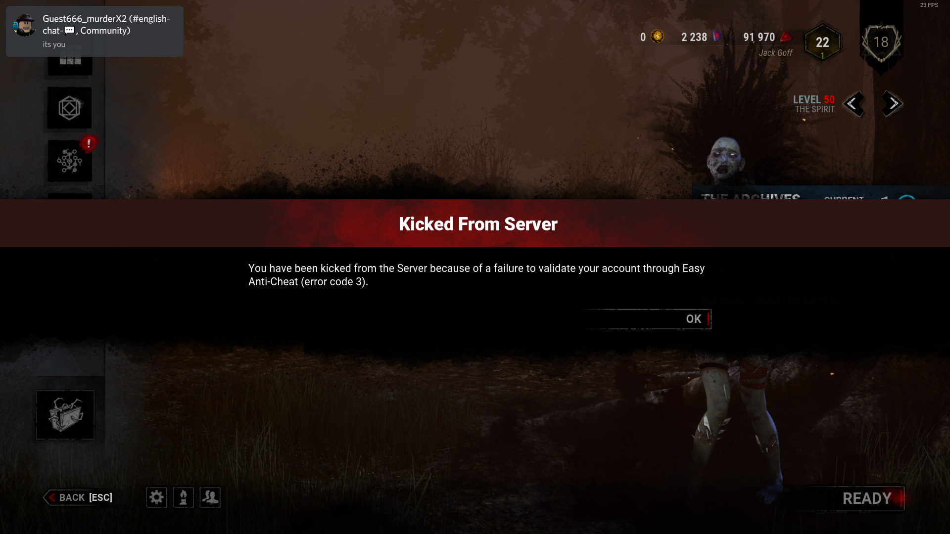 How Do I Fix Error To Create Party And Anti Cheat Error When I Play How Do I Fix Error To Create Party And Anti Cheat Error When I Play