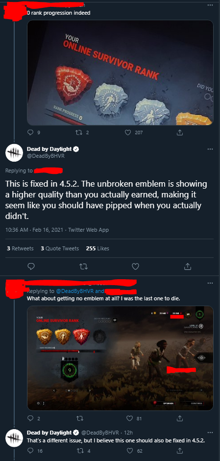 Why won't the Devs respond to the rank bug? — BHVR