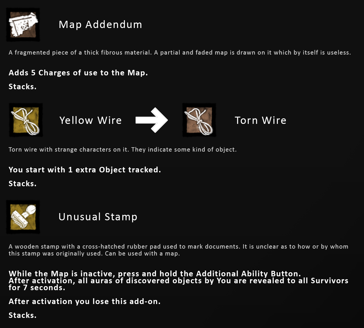 Maps Rework (Items) — BHVR