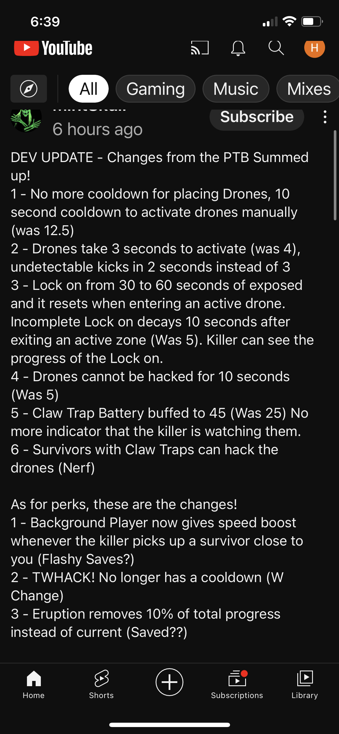 Odd Skull Merchant Nerf — BHVR