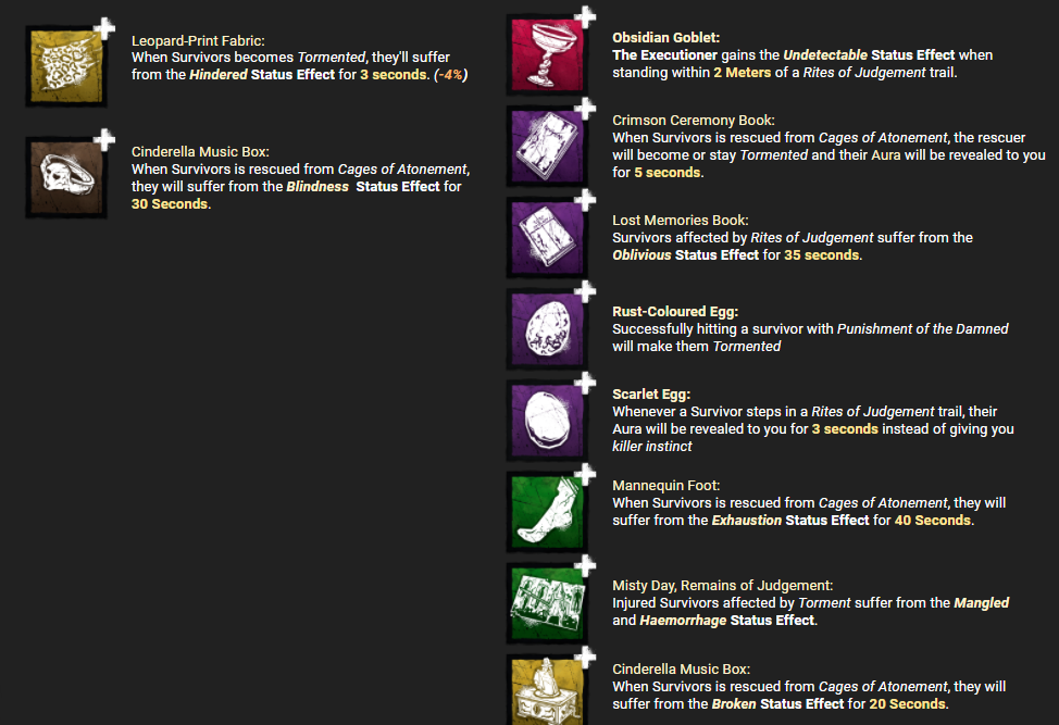 Pyramid Head's Add-Ons | Changes — BHVR