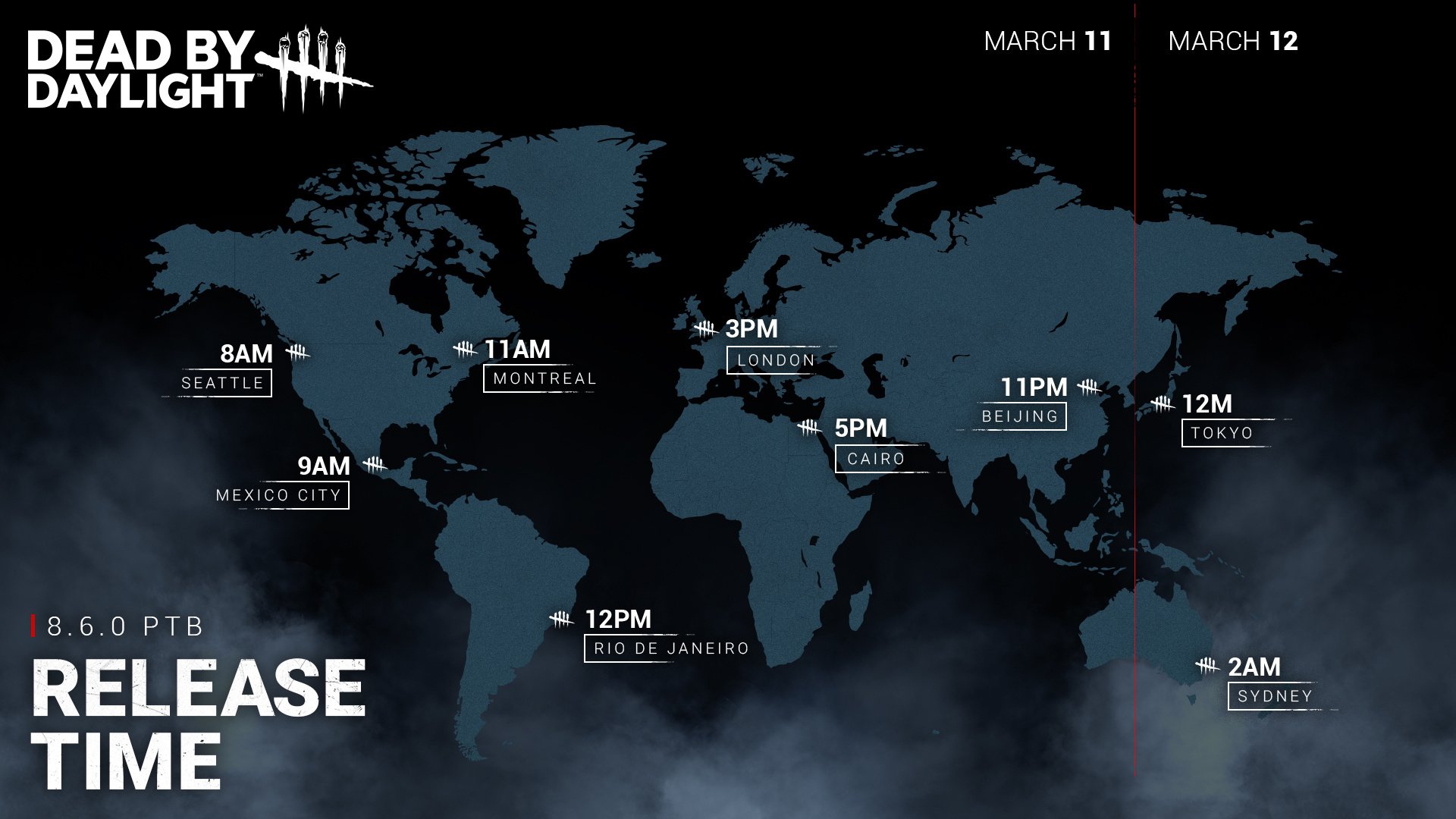 8.6.0 PTB Release by Timezones — BHVR