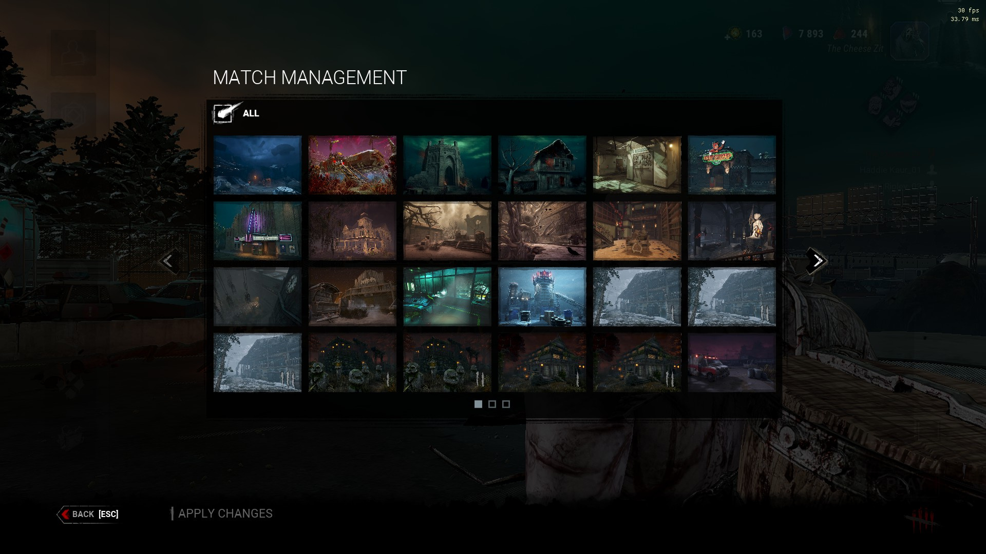 The Game (Gideon meatpacking plant) missing from map selection menu in custom lobbies. — BHVR