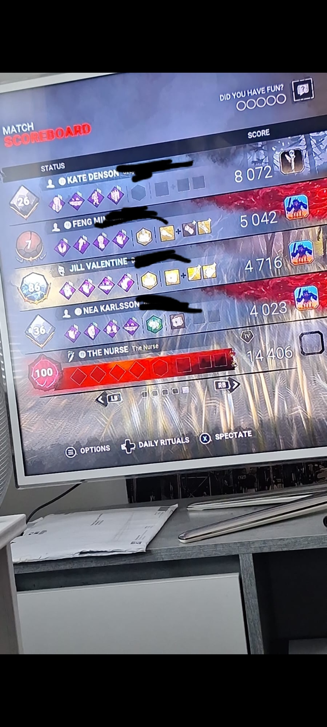 Is Killer Prestige Supposed To Be Visible Before End of Match? — BHVR