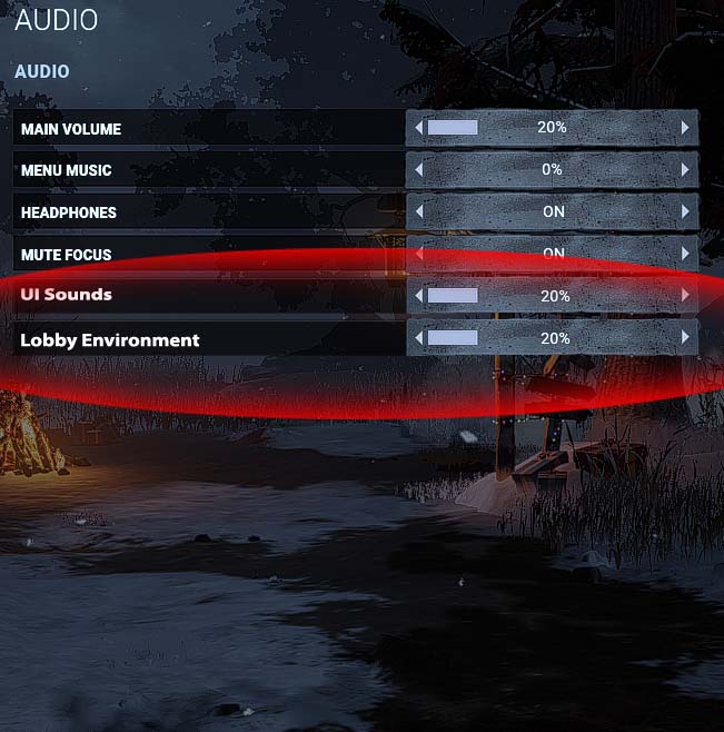DBD Lackluster Audio Settings — BHVR