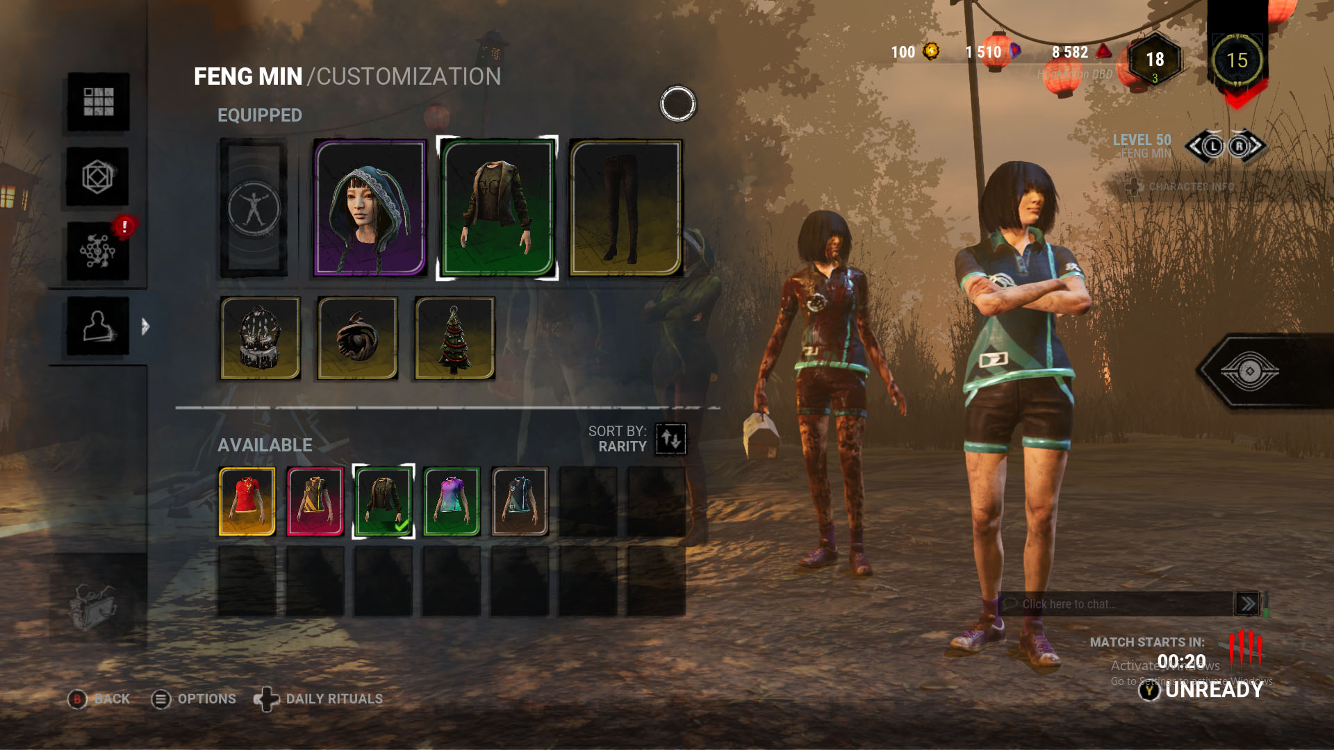 Clothes Not Equipping Dead By Daylight