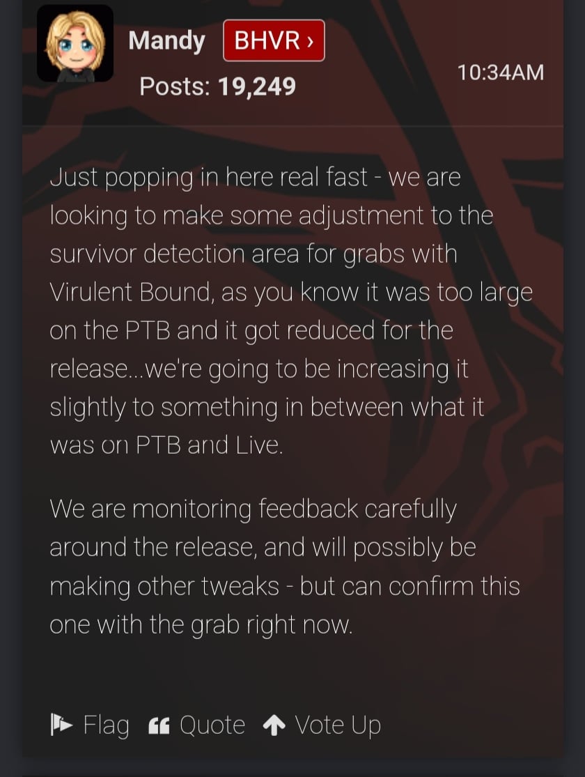 They need to slightly buff Wesker's hitbox — BHVR