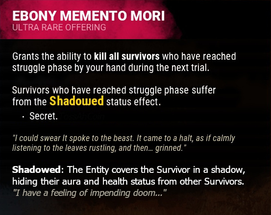 A Worthy Mori (Shadowed Mori) — BHVR