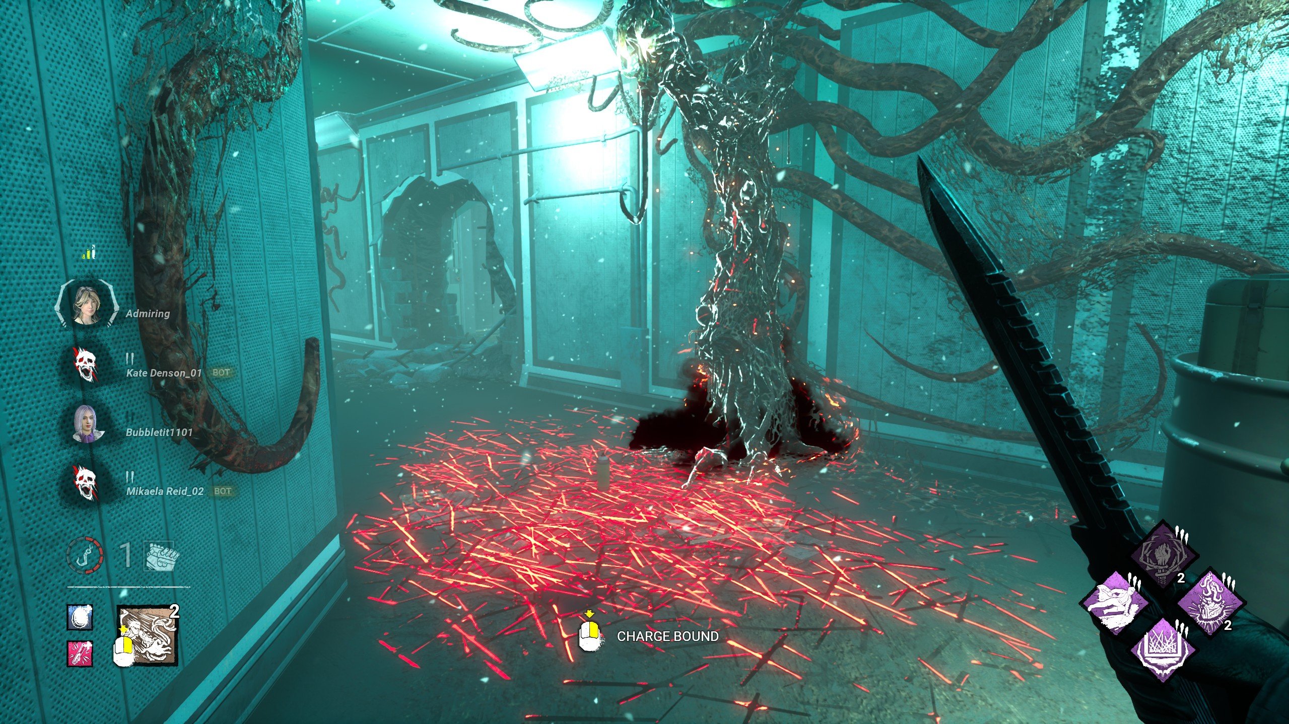 Death of Bot leads to continuous scratchmarks under the hook — BHVR