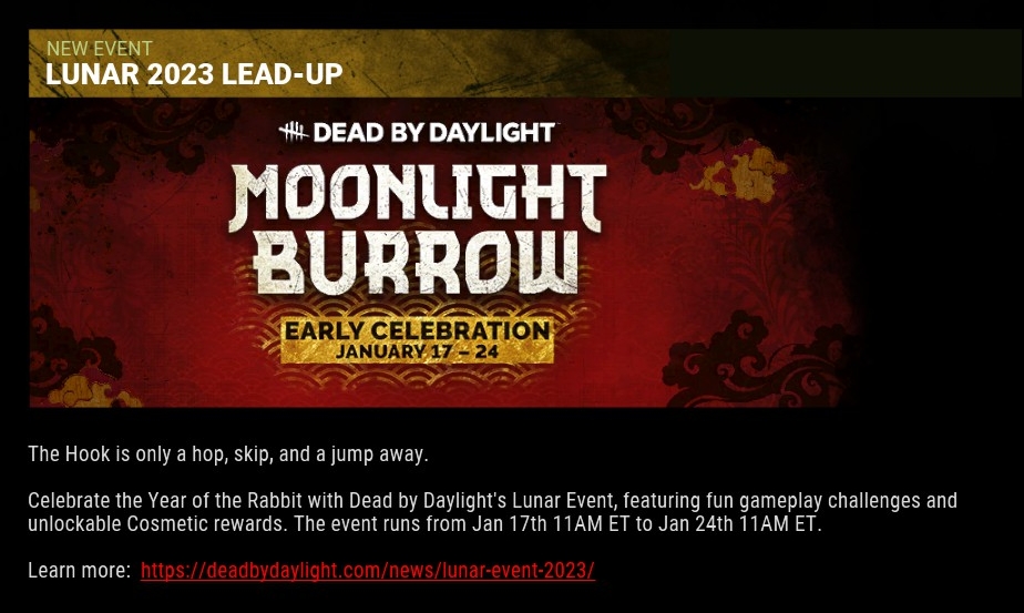 Moonlight Burrow early celebration. — BHVR