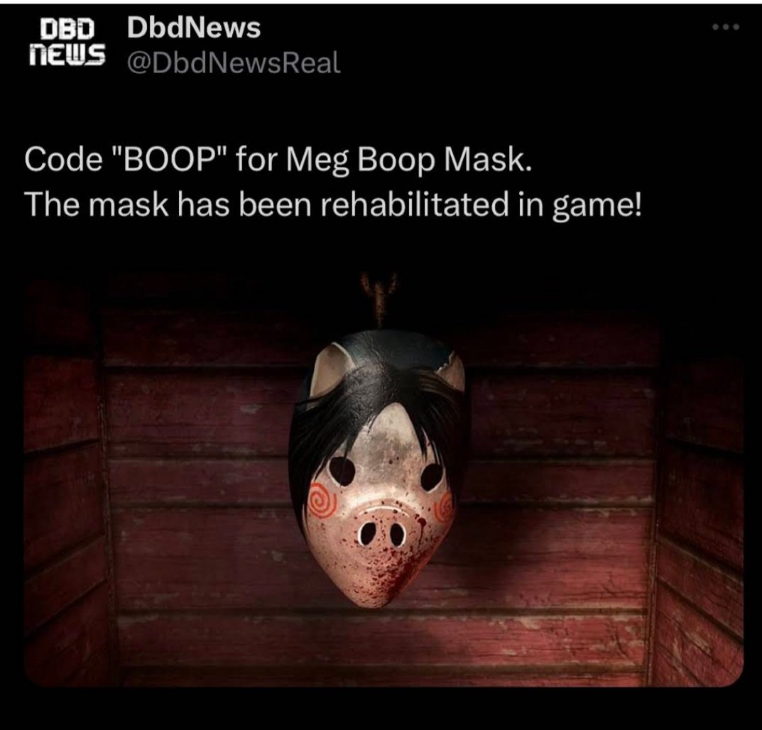 Boop for meg mask. — BHVR
