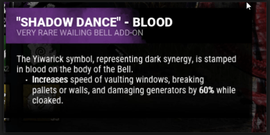 Devs: What happened to the locker interaction speed of Shadow Dance? — BHVR