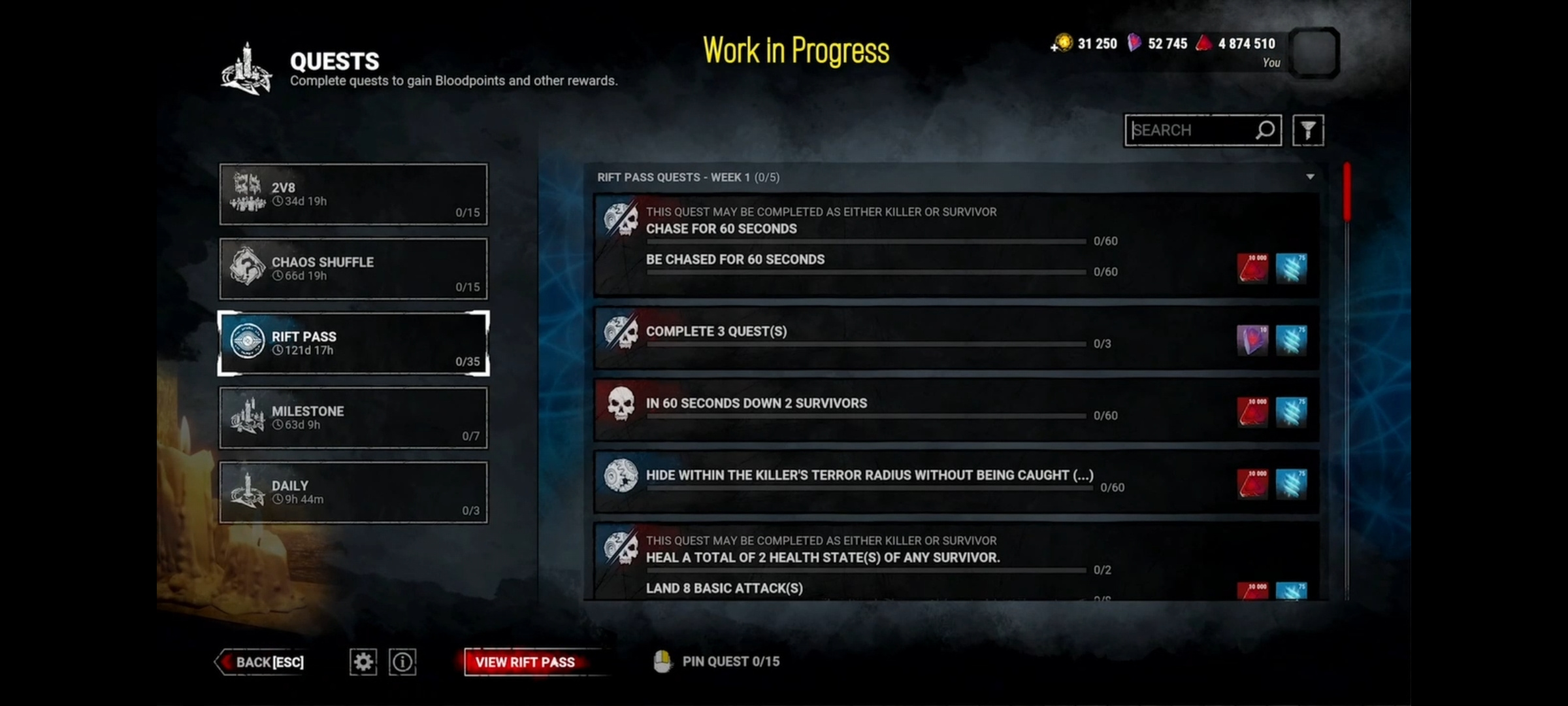 The new Archives & Quest system is GODLIKE — BHVR