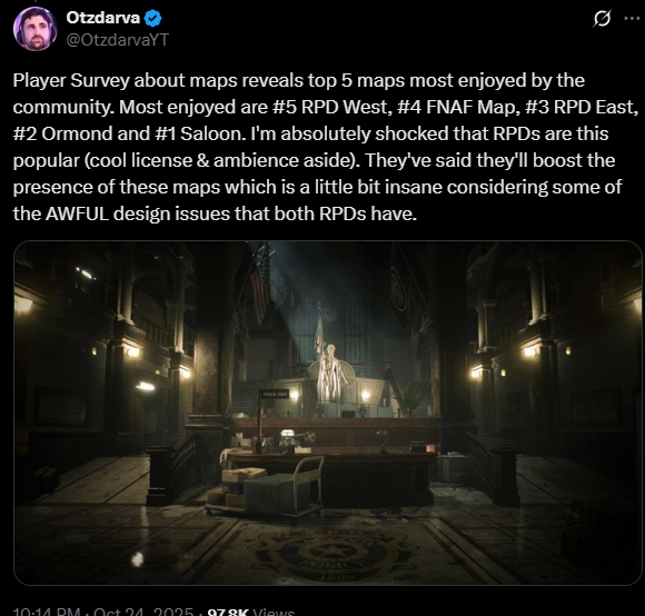 So not only is RPD currently boosted in the map rotation, now it will ...