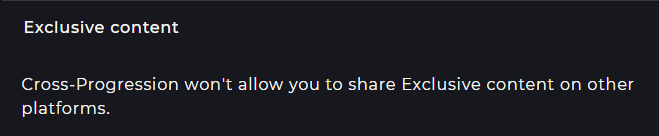 Will stranger things content work with switch/stadia cross progression? — BHVR