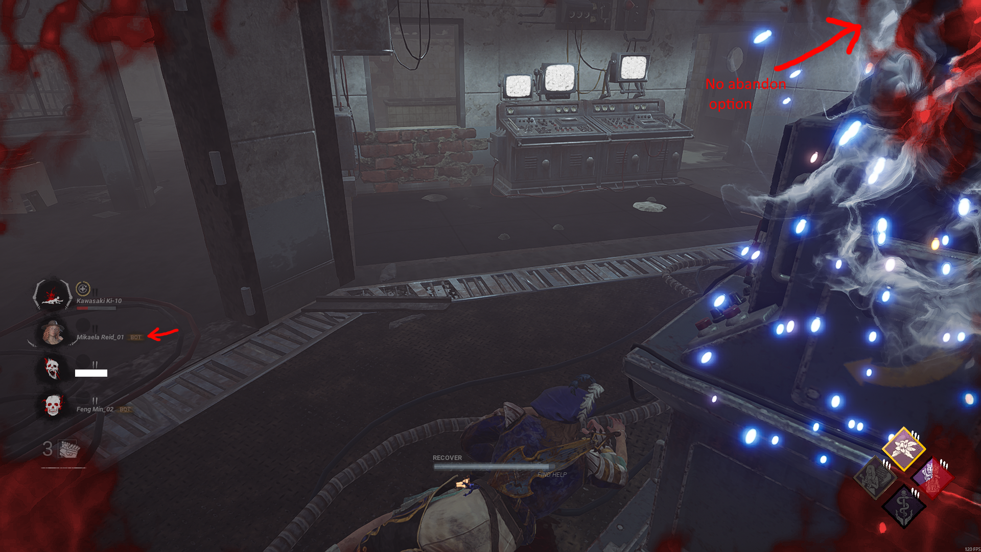 Unable to Abandon as last non-bot survivor — BHVR