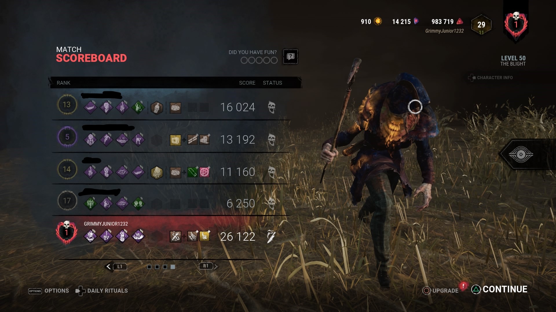 My MMR Experience so far — BHVR