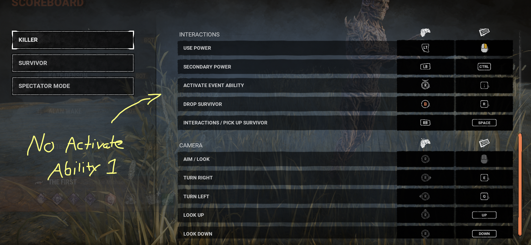 Turn Back the Clock Keybind Issues — BHVR