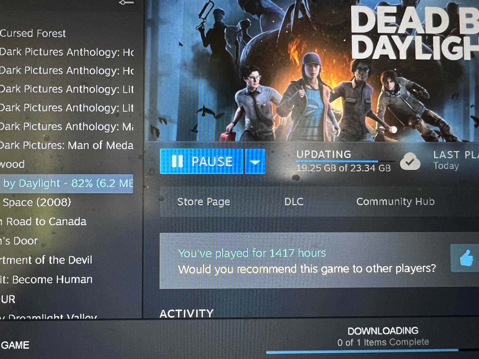 Why is this bugfix patch 23GB for me? — BHVR