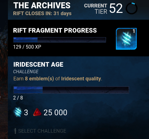 Got 3 iridescent emblems that didn't add towards my tome challenge? — BHVR