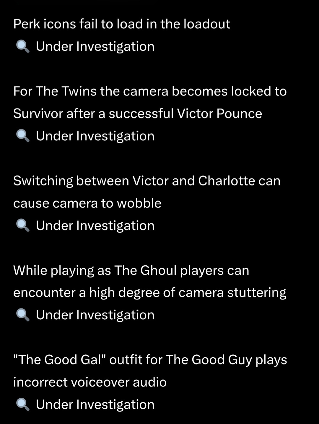 📣 April Status Report - Dead by Daylight — BHVR