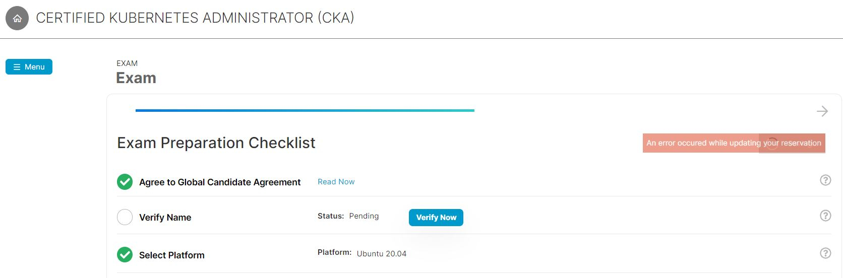 Unable To Schedule CKA Exam Linux Foundation Forums