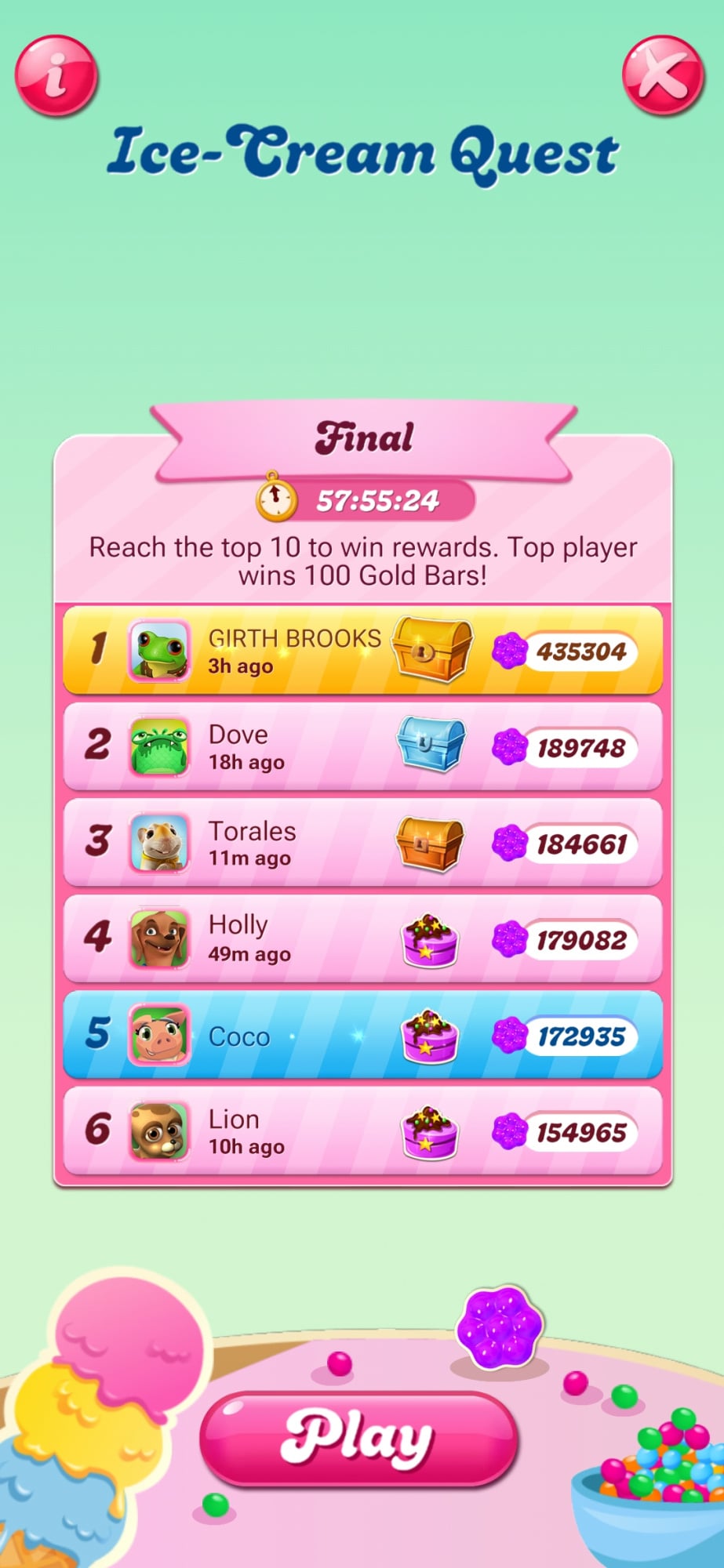 Ice Cream Quest - King Community