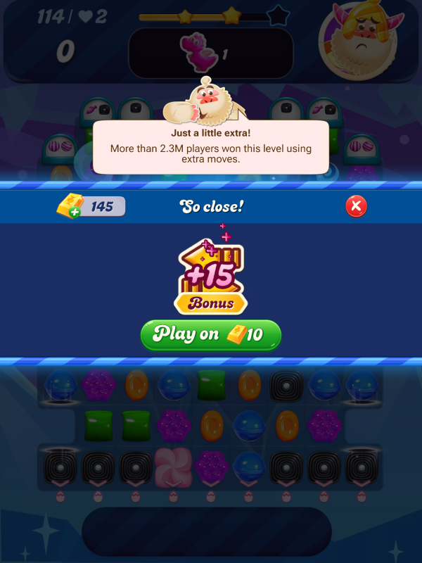 The first pay-to-pass level is 114. (Edit May 2026: not pay with real ...
