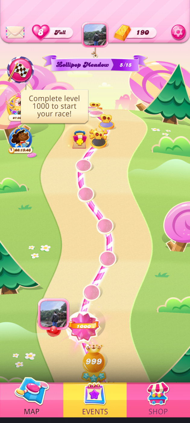 why can't i play episode race? — King Community