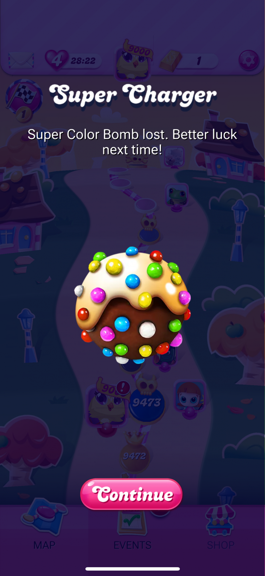 Every time I get super color bomb, game froze right away — King Community