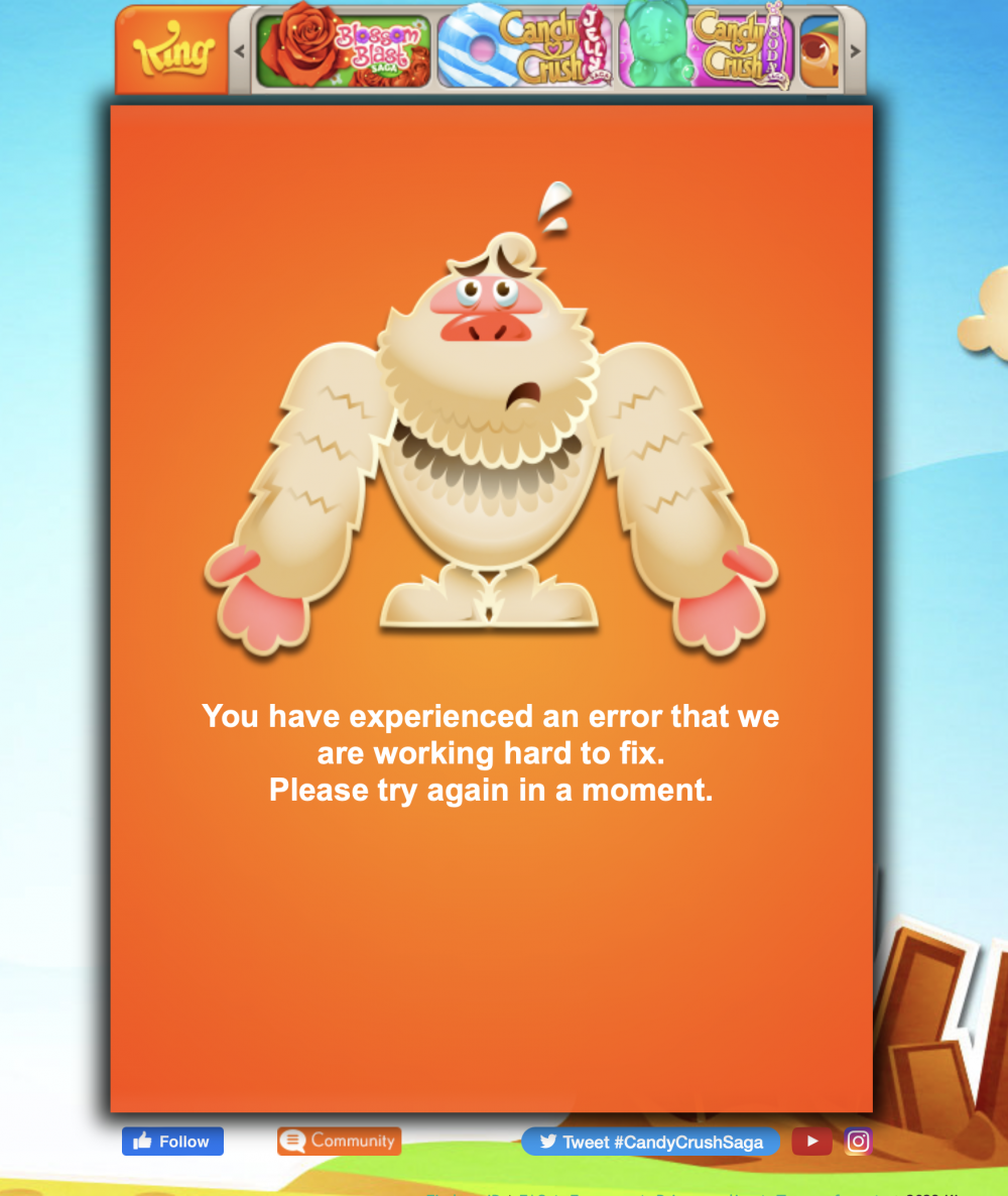 Candy Crush Keeps Crashing On Facebook King Community Candy Crush Keeps Crashing On Facebook King Community