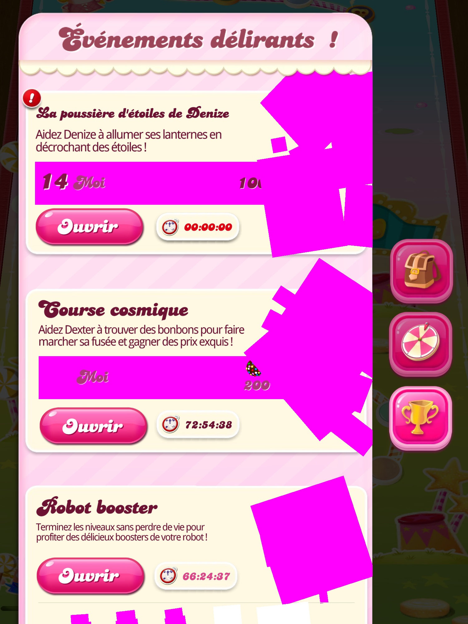 Problem Screen Candy Crush King Community