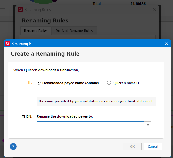 Fields in downloaded transactions are incorrectly matched in Quicken ...
