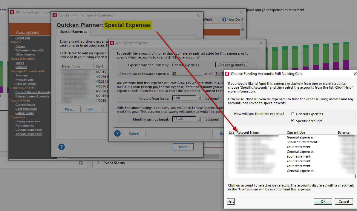 Lifetime Planner IDEA Add HSA Account Type As A Selectable Investment Account In LTP Quicken