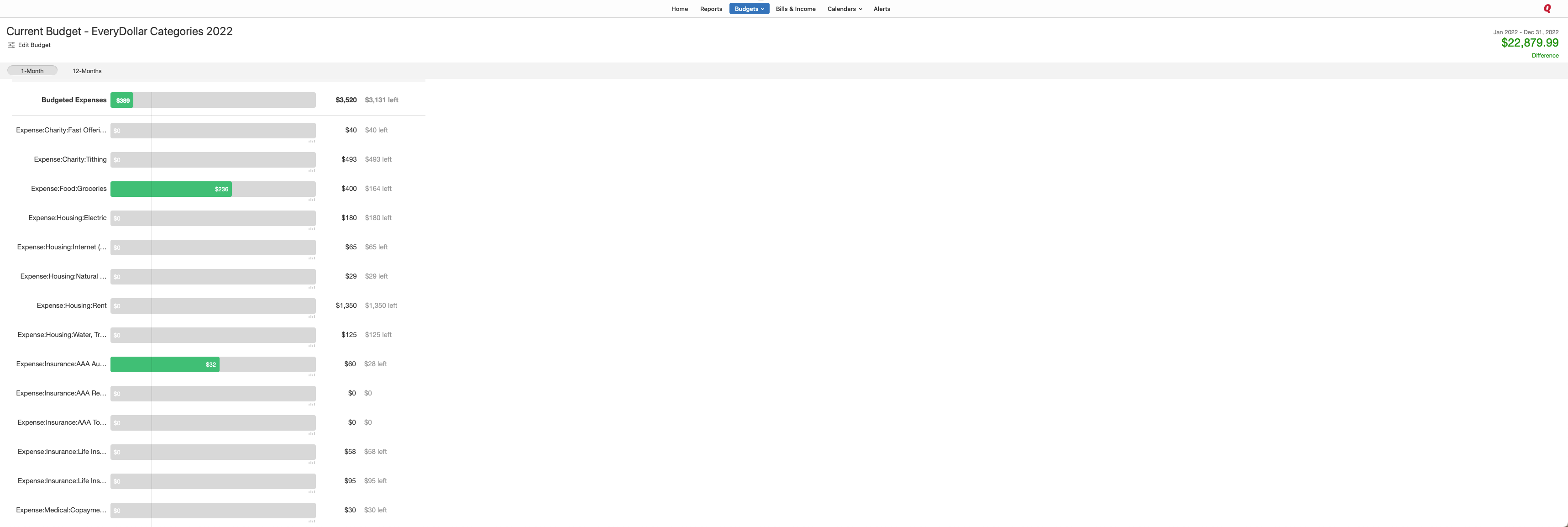 Expand Category Column Width In Budget Screen Q Mac Quicken