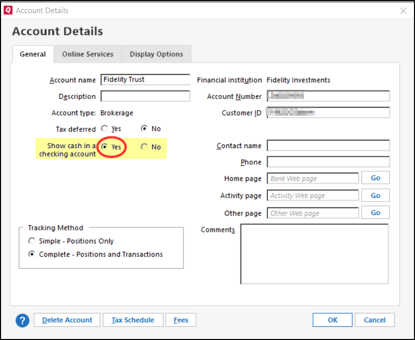 How Can I Add My Fidelity Investments Checking Account To Quicken As A