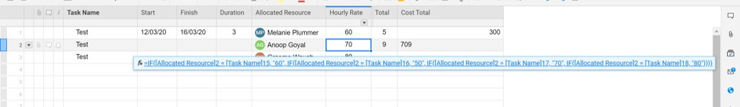 Creating Another Formula Using An Existing Formula From Another Cell 