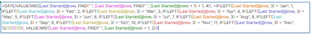 Extract Date From Cell Into Helper Column Smartsheet Community