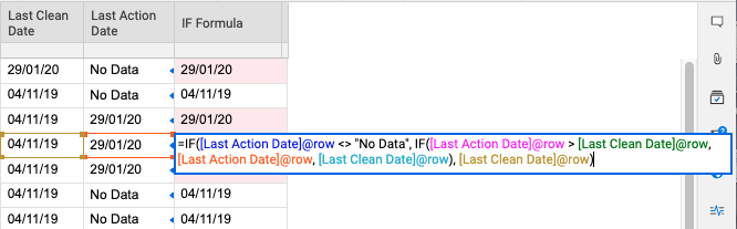 Conditional Formatting Not Working With Formula Change Colour Based On Date Smartsheet Community