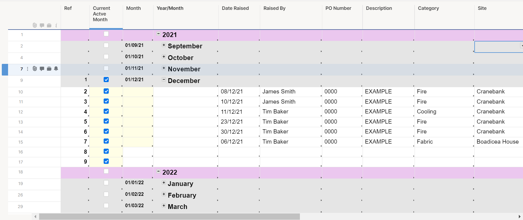 Formula For Referencing Cell Above Current Cell Smartsheet Community
