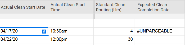 Formula To Calculate End Date And Time Based On Start Date Time And 
