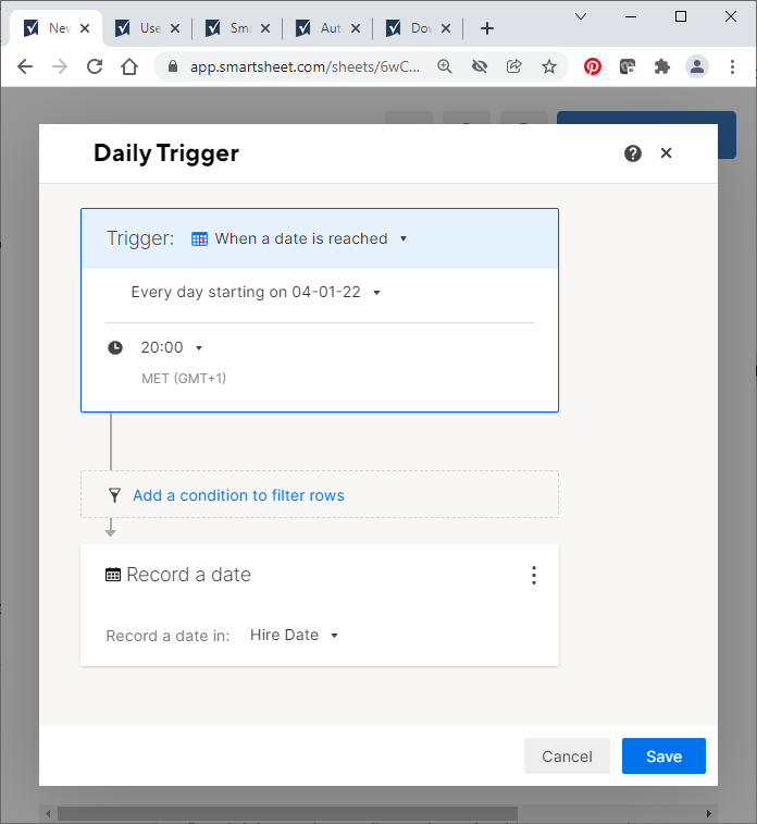 Monthly Automation Report Sends Out Last Months Data Smartsheet Community